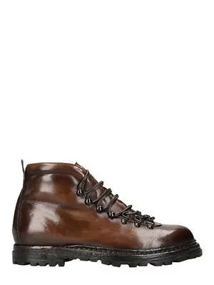 Officine Creative Artik Leather Ankle Boots - Mid Brown
