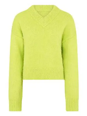 OMNES Oversized Knitted Jumper - Green