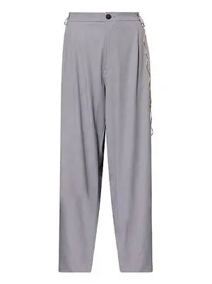 DARKPARK Phebe Wide-leg Trousers - Light Grey
