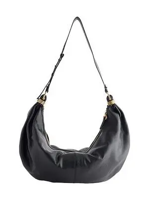 Chloé Large Leather Hobo Bag - Black