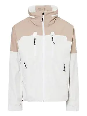 The North Face Hooded Shell Jacket - White Dune Mushroom Gre