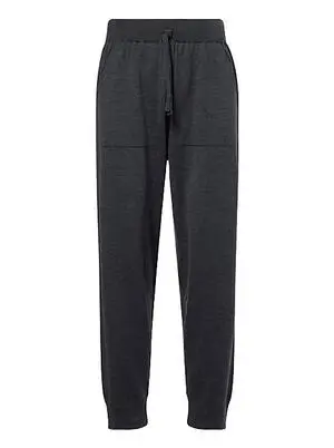 John Smedley Relaxed-fit Wool Trousers - Charcoal