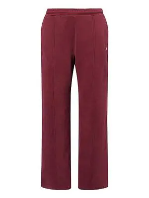 4TH & RECKLESS Straight-leg Cotton-jersey Jogging Bottoms - Burgundy