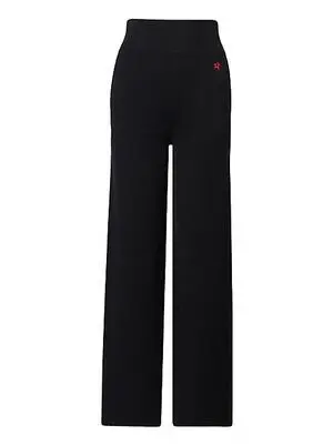 Perfect Moment Chalet Wide-leg Merino Wool Trousers - Black