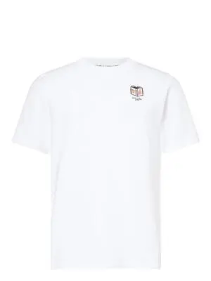 PERCIVAL Greatest Bookshop Short-sleeve Cotton T-shirt - White