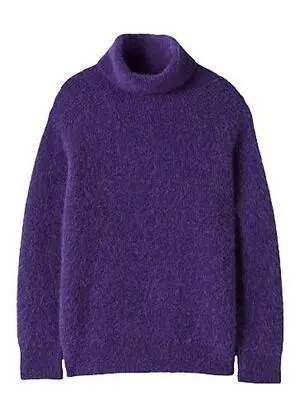 JOSEPH Meslay High-neck Knitted Jumper - Violet