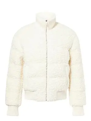 Perfect Moment Après Padded Wool Bomber Jacket - Snow White