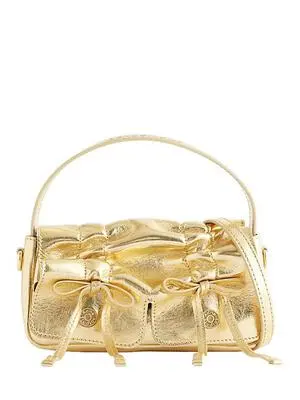 Acne Studios Multipocket Micro Leather Cross-body Bag - Gold