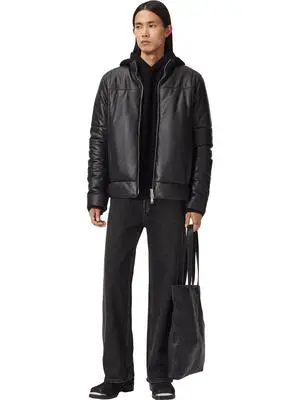 ALLSAINTS Furse Boxy Puffer Jacket - Black