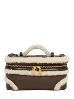 Bottega Veneta Shearling Vanity Shoulder Bag - 2055lig Br