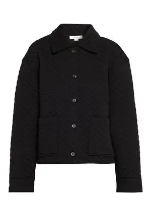 Vince Quilted Boxy Jacket Black