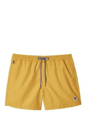 Paul Smith Zebra Logo Swim Shorts - Yellow