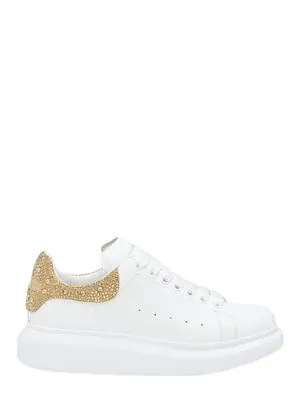 Alexander McQueen Oversized Sneakers - White/gold