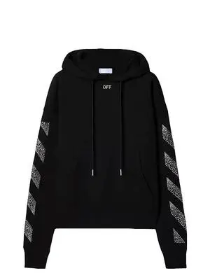 Off-White X Swarovski Arrow Hoodie - Black