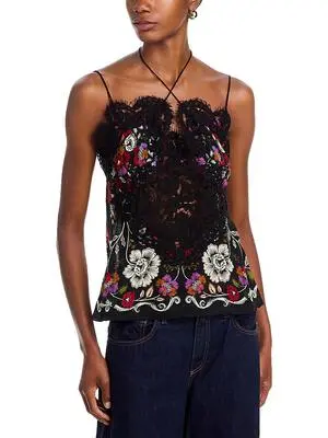 FARM RIO Rococo Flowers Top