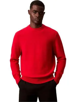 Calvin Klein Merino Wool Relaxed Sweater - Adrenaline Rush