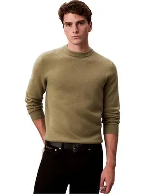 Calvin Klein Merino Wool Relaxed Sweater Fatigue
