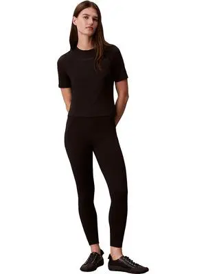 Calvin Klein Soft Sport 7/8 Leggings - Black