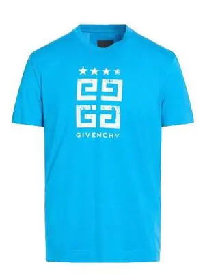 Givenchy T-shirt Azure Size Cotton - Blue