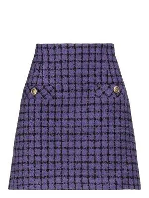 Sandro Mini Flared Skirt - Purple