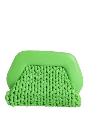 THEMOIRE Clutch With Detachable Shoulder Strap - Green