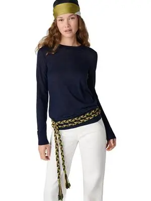 Diane Von Furstenberg Jacqui Top - Classic Navy