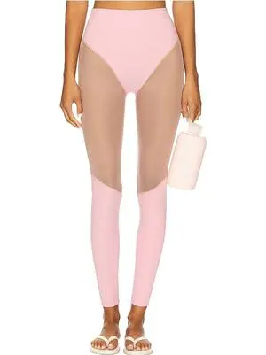 PORT DE BRAS Cindy Mesh Legging - Pink