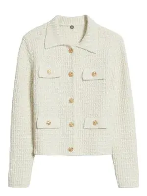 MARGARET O'LEARY Gabrielle Metallic Cardigan