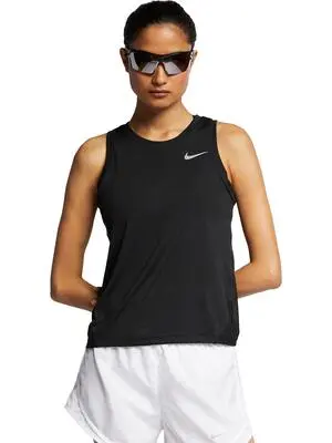Nike Miler Running Tank Top - Black