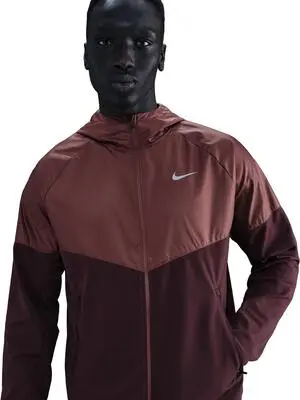 Nike Miler Repel Winterized Running Jacket - Red