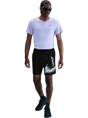 Nike Challenger Dri-fit 7" Brief-lined Running Shorts - Black