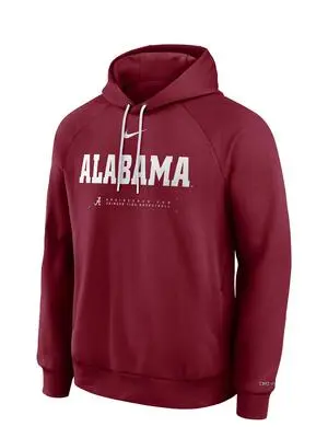 Nike Alabama Courtside Basketball Practice Dri-fit Pullover Hoodie - Red