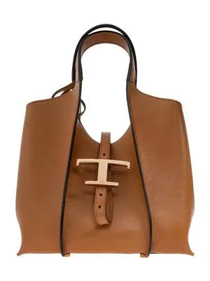TOD’S Tod's T Timeless Handbag - Brown