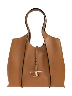 TOD’S T Timeless Medium Bag - Brown