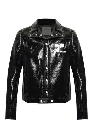 COURREGES Logo Jacket - Black