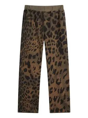 Aries Leopard Tie Dye Straight Sweatpants - Multi
