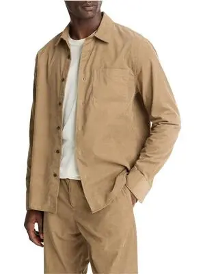 Vince Italian Cotton Corduroy Shirt - Natural