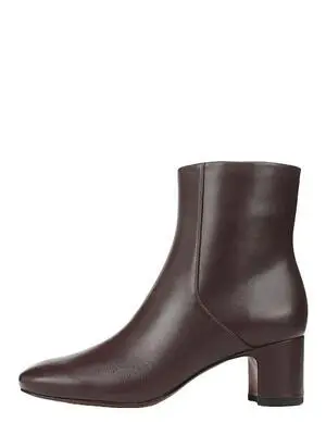 Vince Kellan Leather Ankle Boots - Red