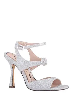 Nina Dahlia Ankle Strap Sandal - Silver