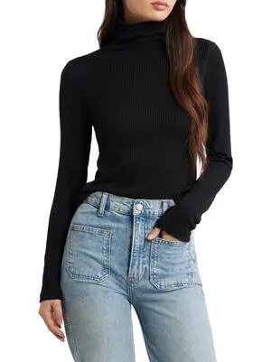 MADEWELL Ribbed Turtleneck Top