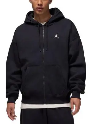 JORDAN Brooklyn Fleece Oversized Hoodie - Black/sail
