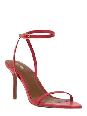 REISS Pointed Toe Stiletto Sandals - Red