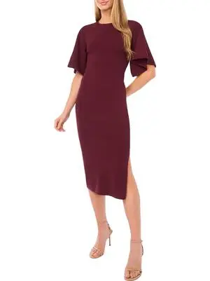 Ted Baker London Flare Sleeve Midi Dress - Port