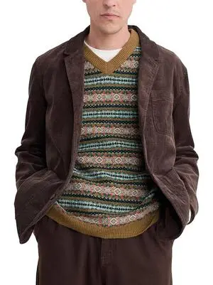 SEASALT CORNWALL Plantsman Blazer - Burnt Wood