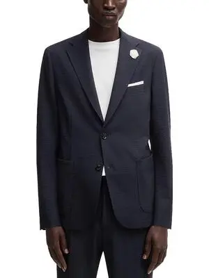BOSS Hanry Slim Fit Blazer - Dark Blue