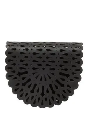 Simkhai Simkhai McCall Laser-Cut Clutch Black