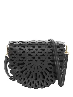 Simkhai Mccall Laser-cut Leather Clutch - Black