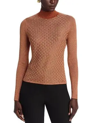 TOCCIN Ruth Classic Turtleneck Sweater - Ginger