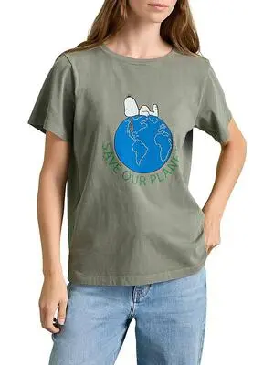 Sanctuary Save Our Planet Tee - Dark Spruce