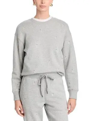 Rails Ramona Embroidered Sweatshirt - Heather Grey